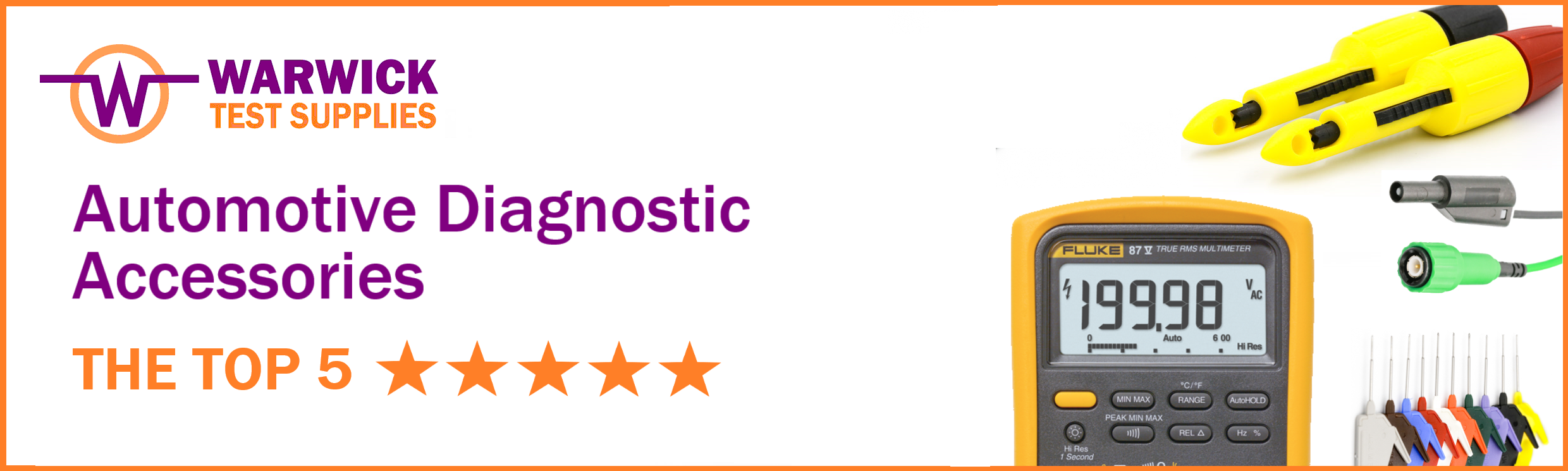 Automotive Diagnostics Top 5 Accessories | Warwick Test Supplies